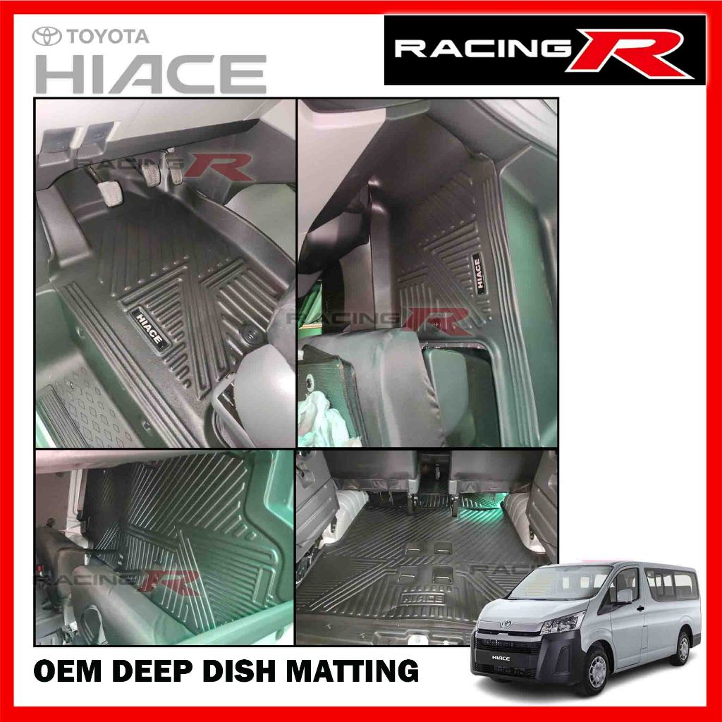 Toyota Hiace Commuter Deluxe 2019 to 2024 OEM TPE Full set Deep Dish ...