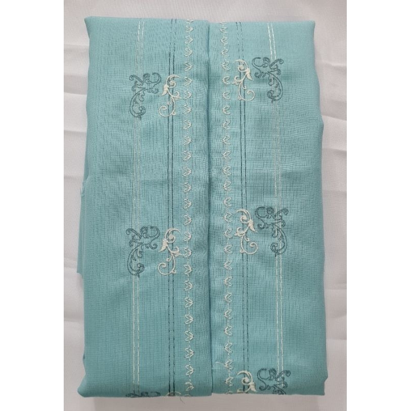 NICHOLAS - MIYAKI FABRIC PRE CUR WITH EMBROIDERY (1.5 YARDS FOR SHORT ...