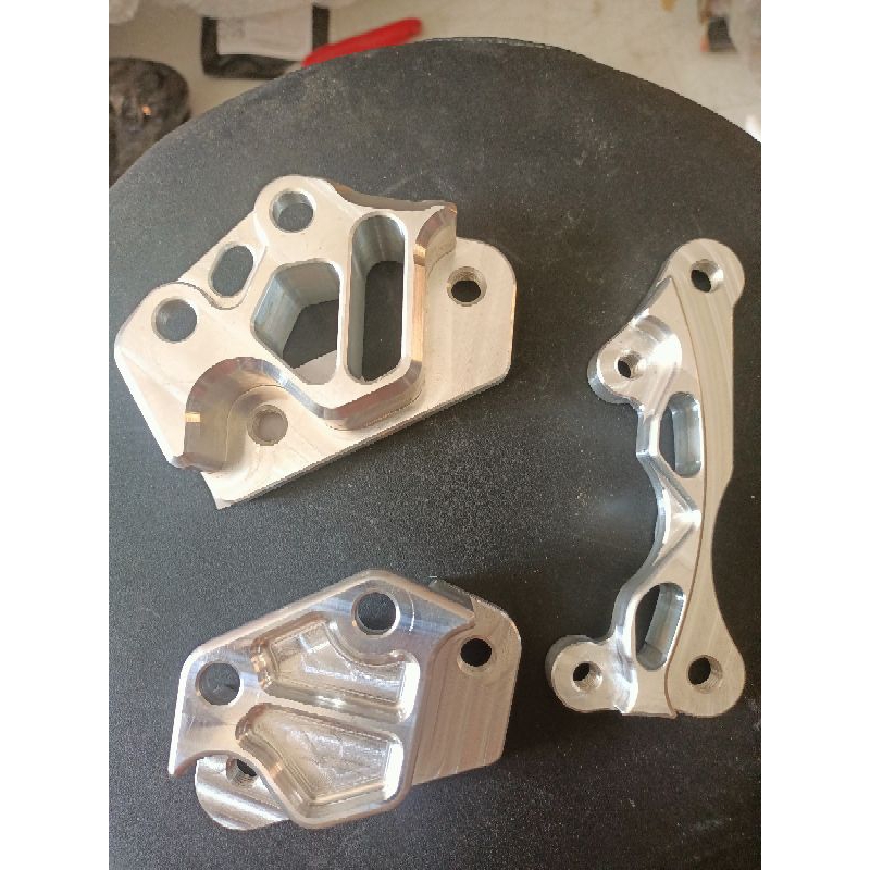 Nmax Caliper Bracket 4pot 2pot Bracket Cnc Alloy Thailand made | Shopee ...