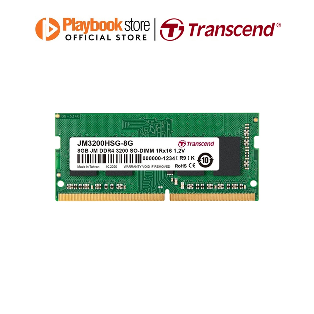 Transcend JetRam 8GB DDR4-3200 Unbuffered SO-DIMM RAM Desktop Memory ...