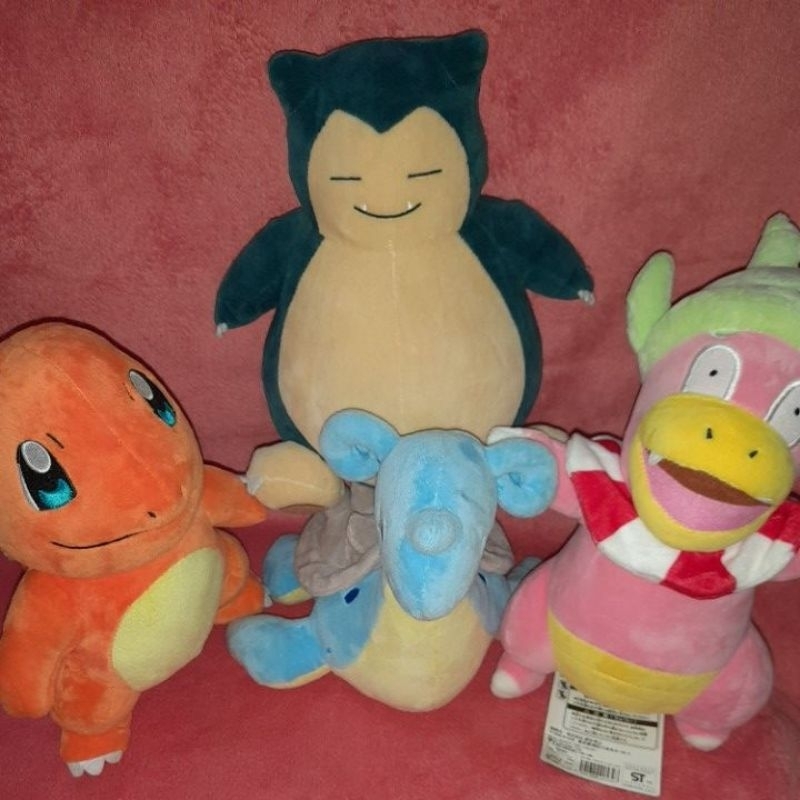pokemon plush Lapras, charizard, snorlax, slowpoke | Shopee Philippines