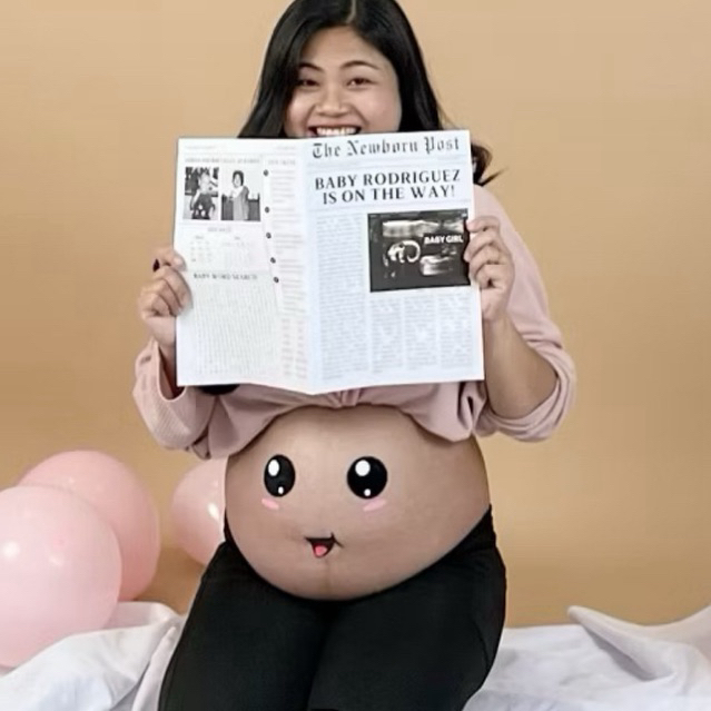 Pregnancy & Maternity Photoshoot Baby Belly Stickers - Adorable ...