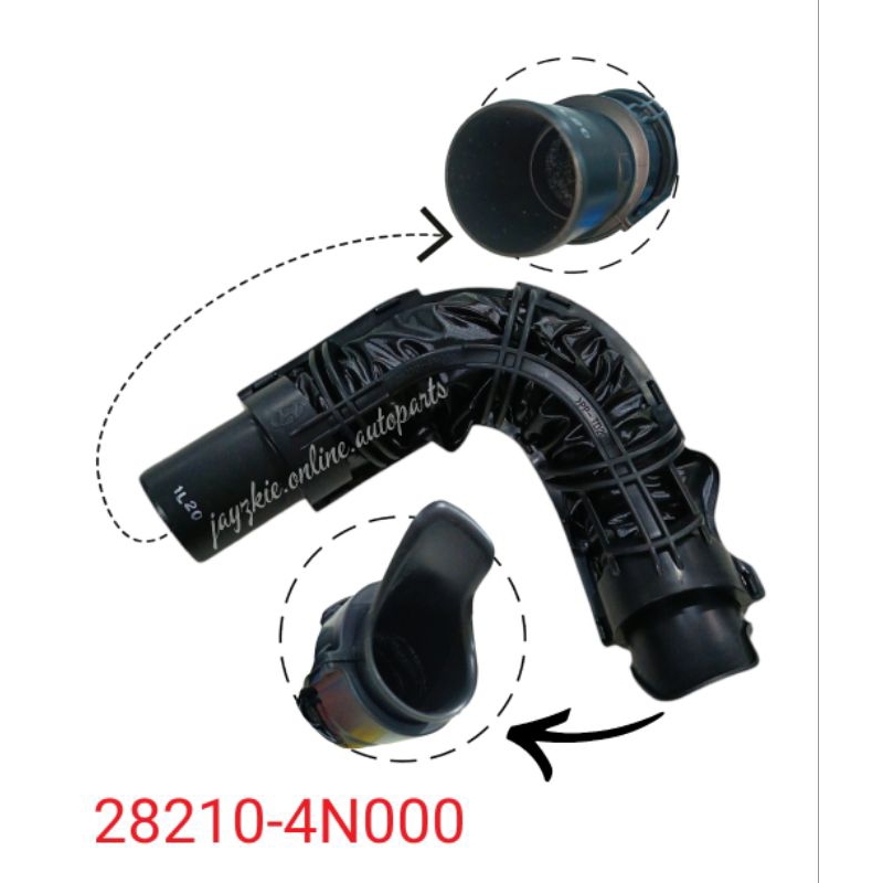 282104N000 AIR DUCT HOSE ORIG FOR HYUNDAI EON (28210-4N000) | Shopee ...