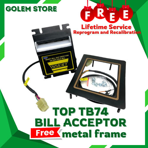 Bill Acceptor Top TB74 Pulse with free Metal frame | Shopee Philippines