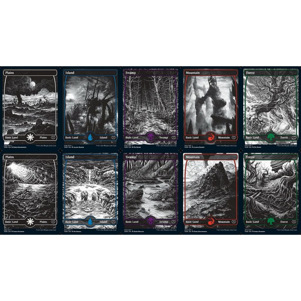 Magic: The Gathering | Innistrad: Crimson Vow Full Art Lands | Shopee ...