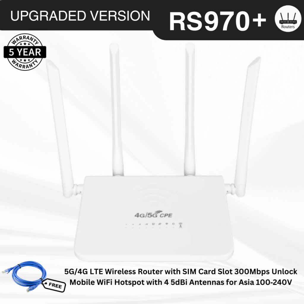 UPGRADED Version RS970 PRO 2024 Modified Unlimited Hotspot 4G LTE Modem ...