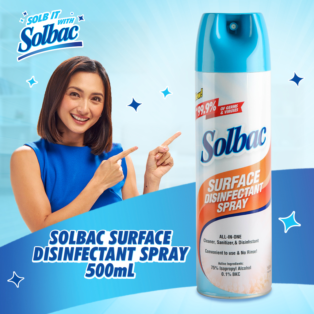 Solbac Surface Disinfectant 500ml | Shopee Philippines