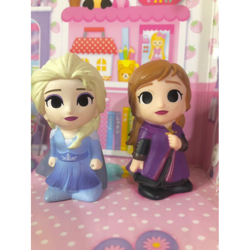 Disney Princess Elsa & Ana Mini Figure toy & Squishy | Shopee Philippines