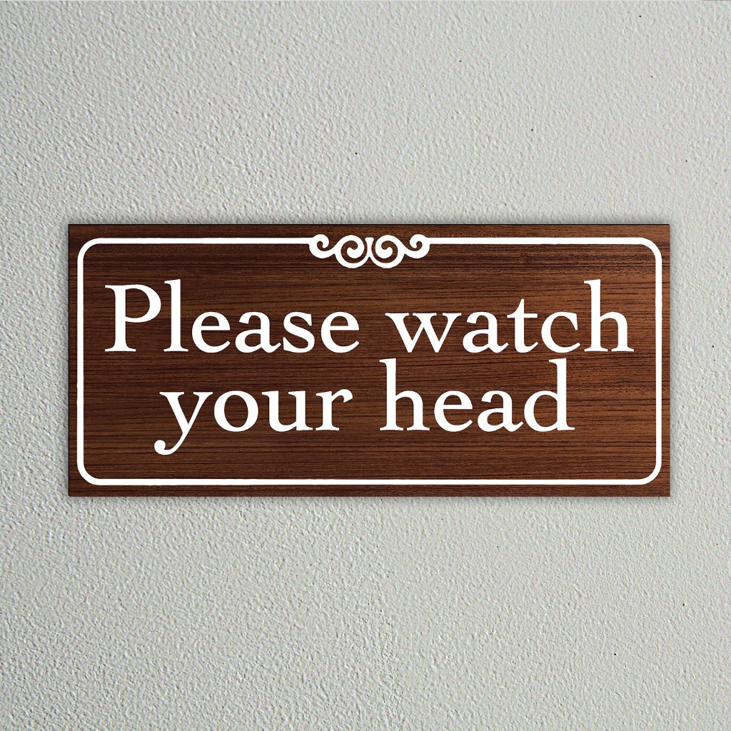 Please watch your HEAD Acrylic Signage for Office Hotel Business ...