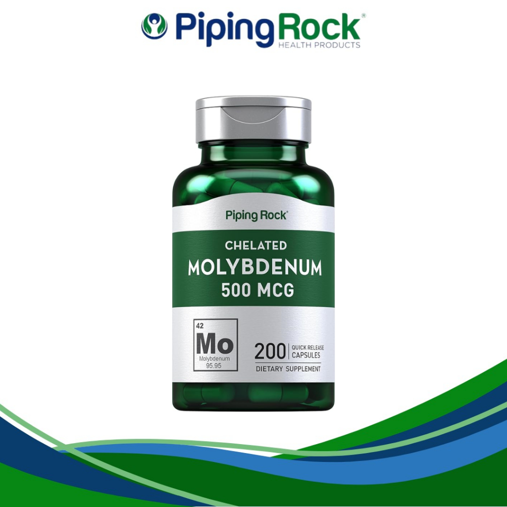 Piping Rock Molybdenum, 500 mcg 200 Capsules | Shopee Philippines