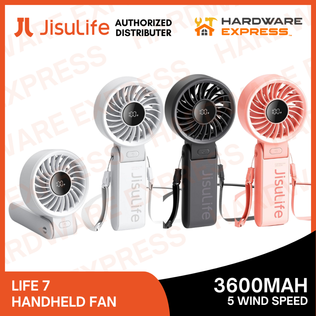 JisuLife Life 7 Handheld Fan 3600mAh | Shopee Philippines
