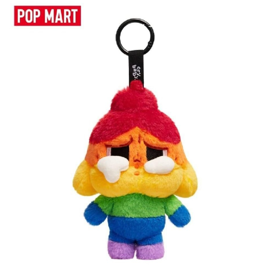 POPMART CRYBABY CHEER UP, BABY! SERIES-Plush Doll Pendant Rainbow ...