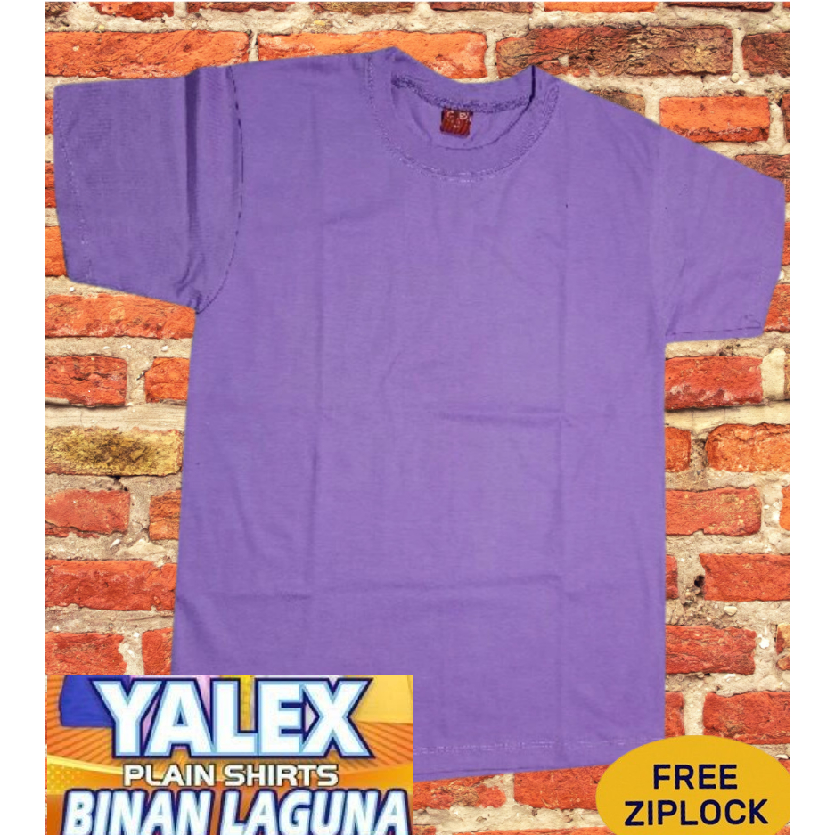 Lilac - Yalex Plain Tshirt Round Neck Gold Label with free Ziplock ...