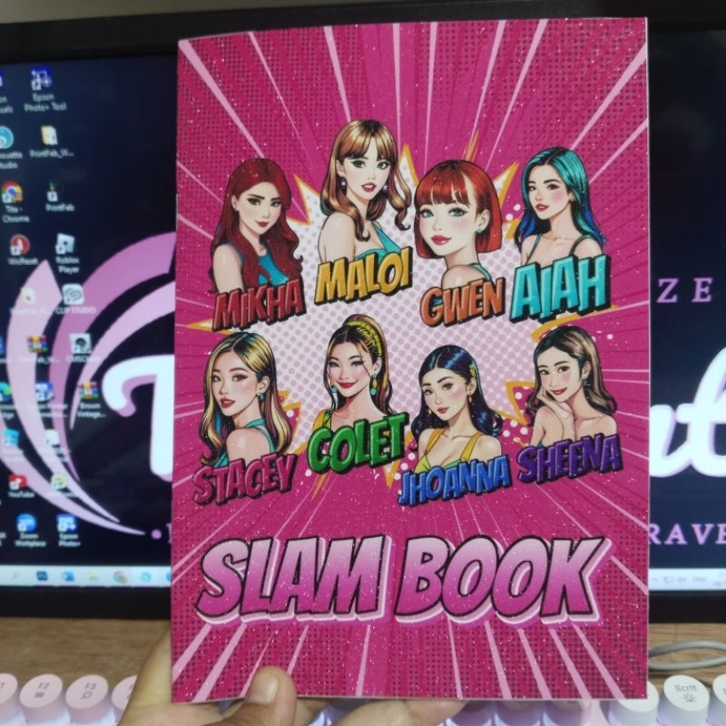 Bini Comics Inspired Slam Book a5 size | Shopee Philippines