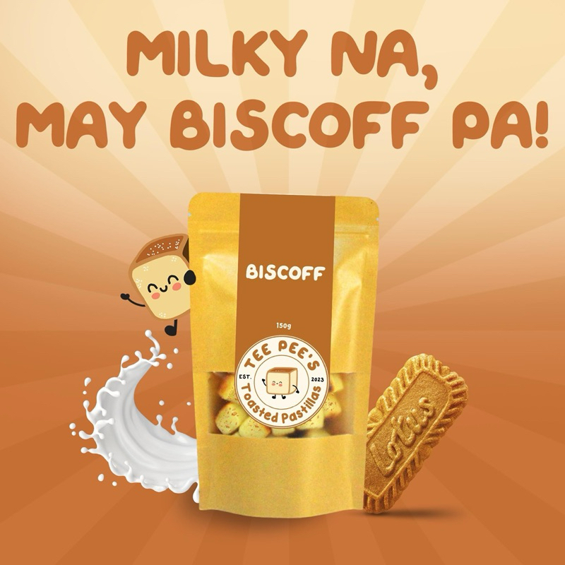 TeePee’s Toasted Pastillas - Biscoff Flavor | Shopee Philippines