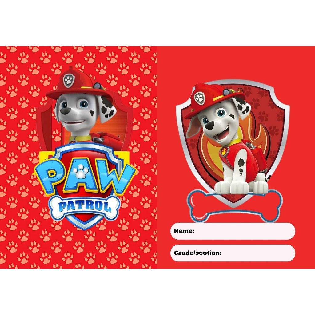 Notebook! Paw Patrol Design | A5 size Notebook | Quality Paper | Staple ...