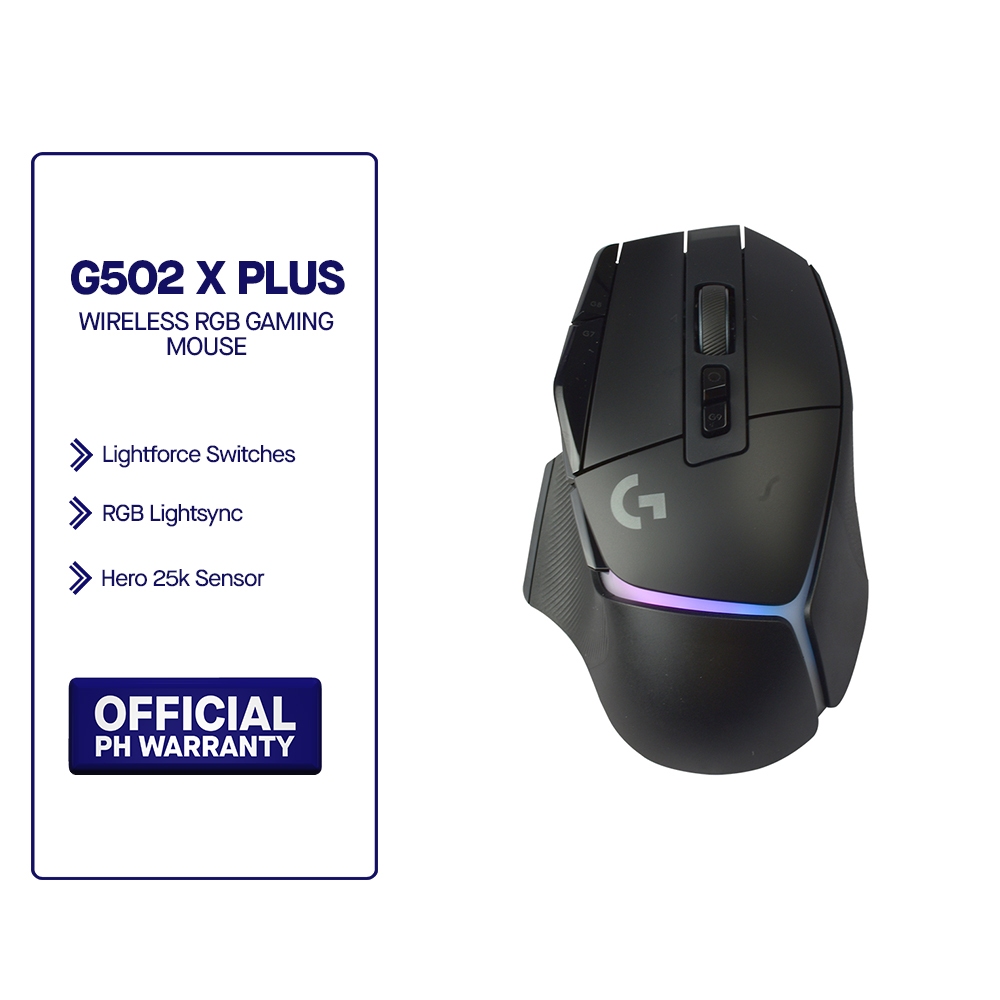 Logitech G502 X Plus Wireless RGB Gaming Mouse | Shopee Philippines