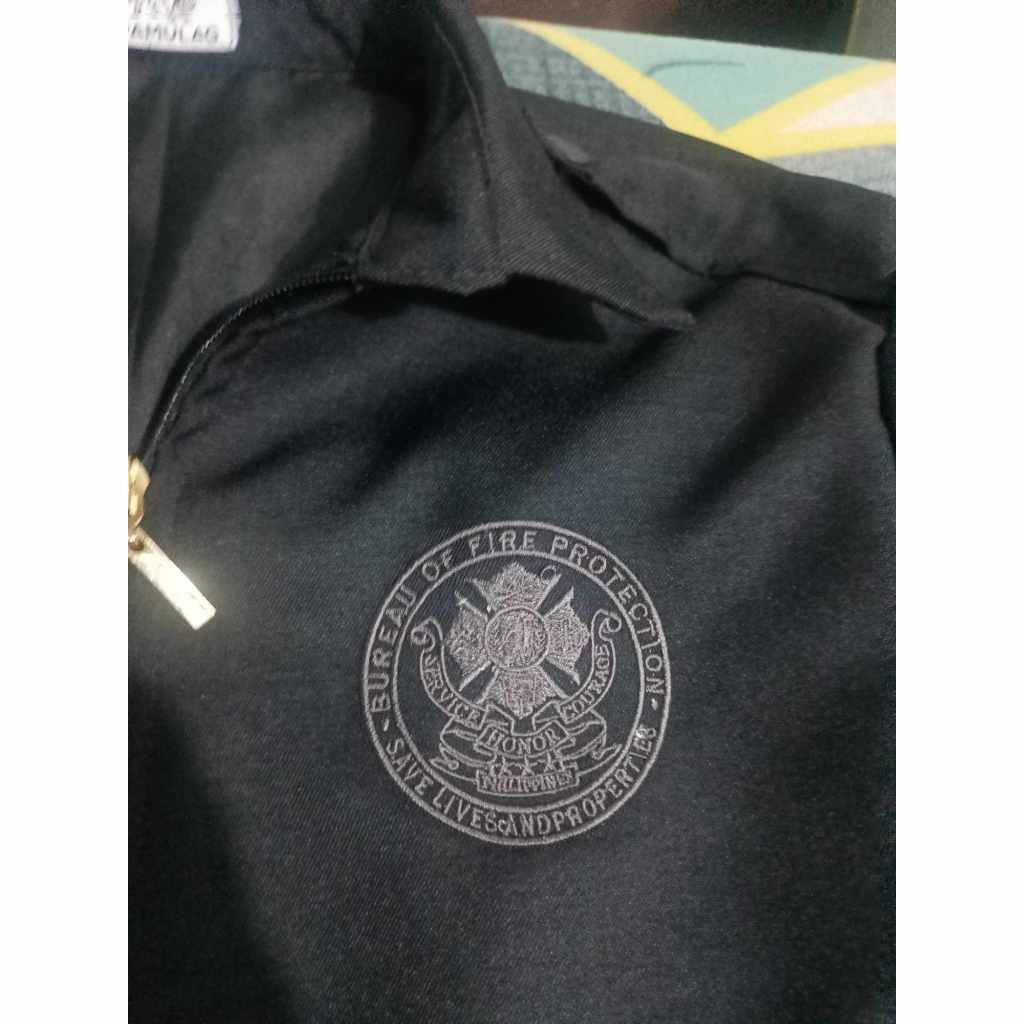 BFP Black Jacket newest from Damulag | Shopee Philippines