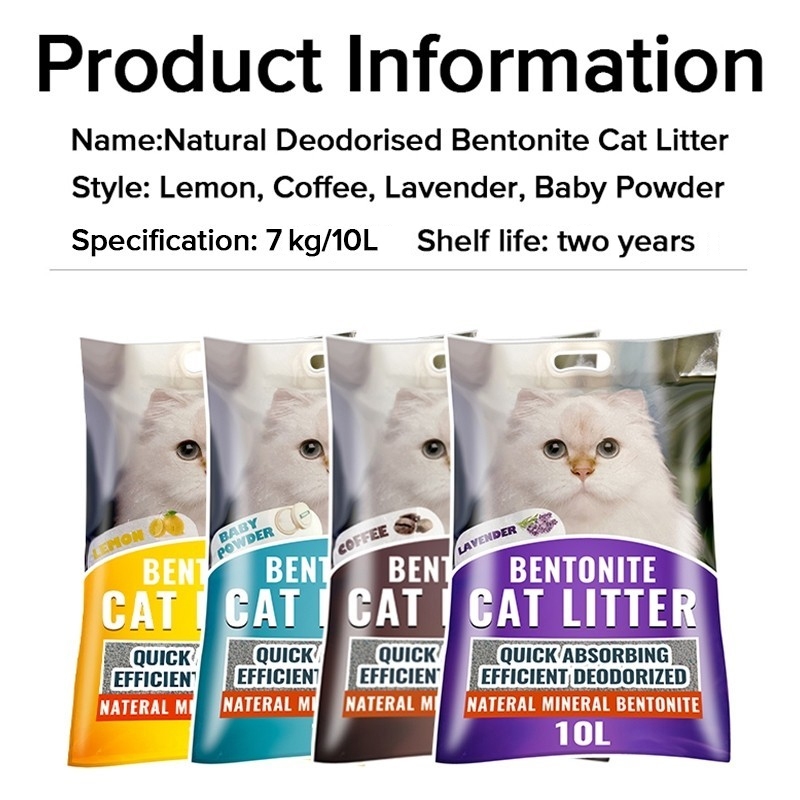 6L/10L Cat Litter - Tofu and Bentonite Mix, Efficient Moisture ...