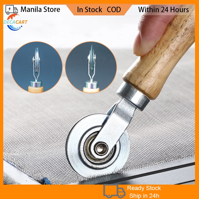 Double-Head Window Screen Spline Roller Wooden Handle Screen Frame ...