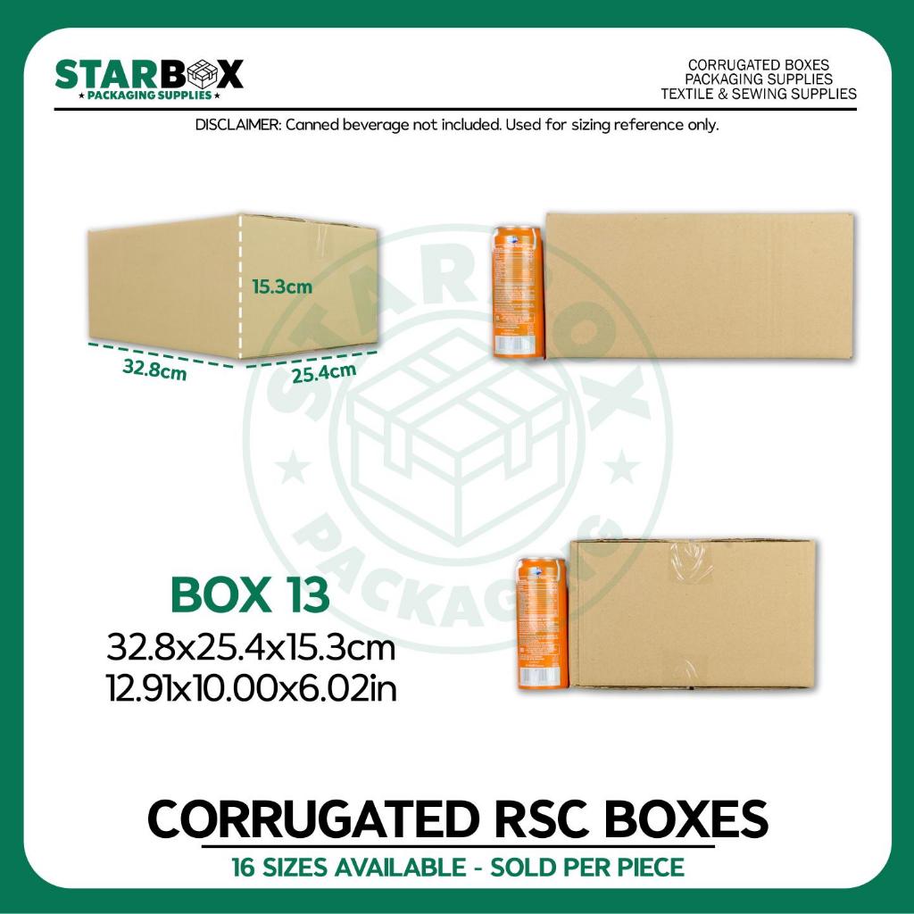 Starbox (16 Sizes Available) Corrugated Box RSC Box Shipping Box ...
