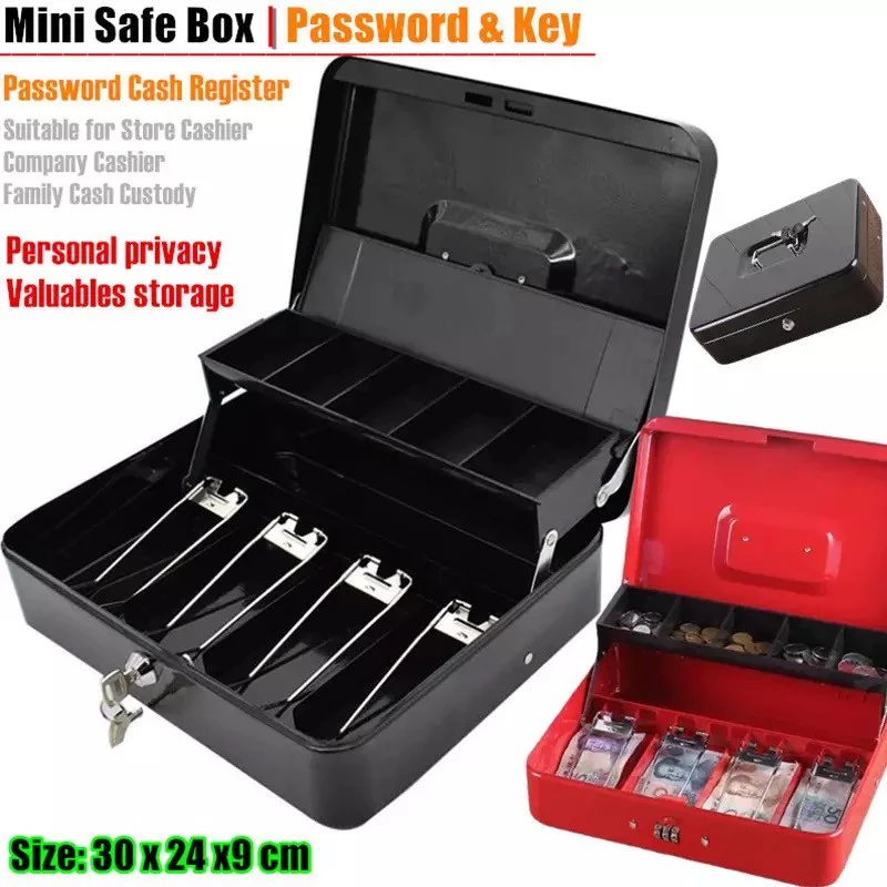cash box with lock vault money box cashier cash box money box with lock ...