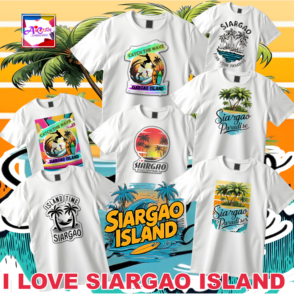 I LOVE SIARGAO PHILIPPINES ISLAND T-SHIRT DESIGN BEST FOR OUTING GIFTS ...