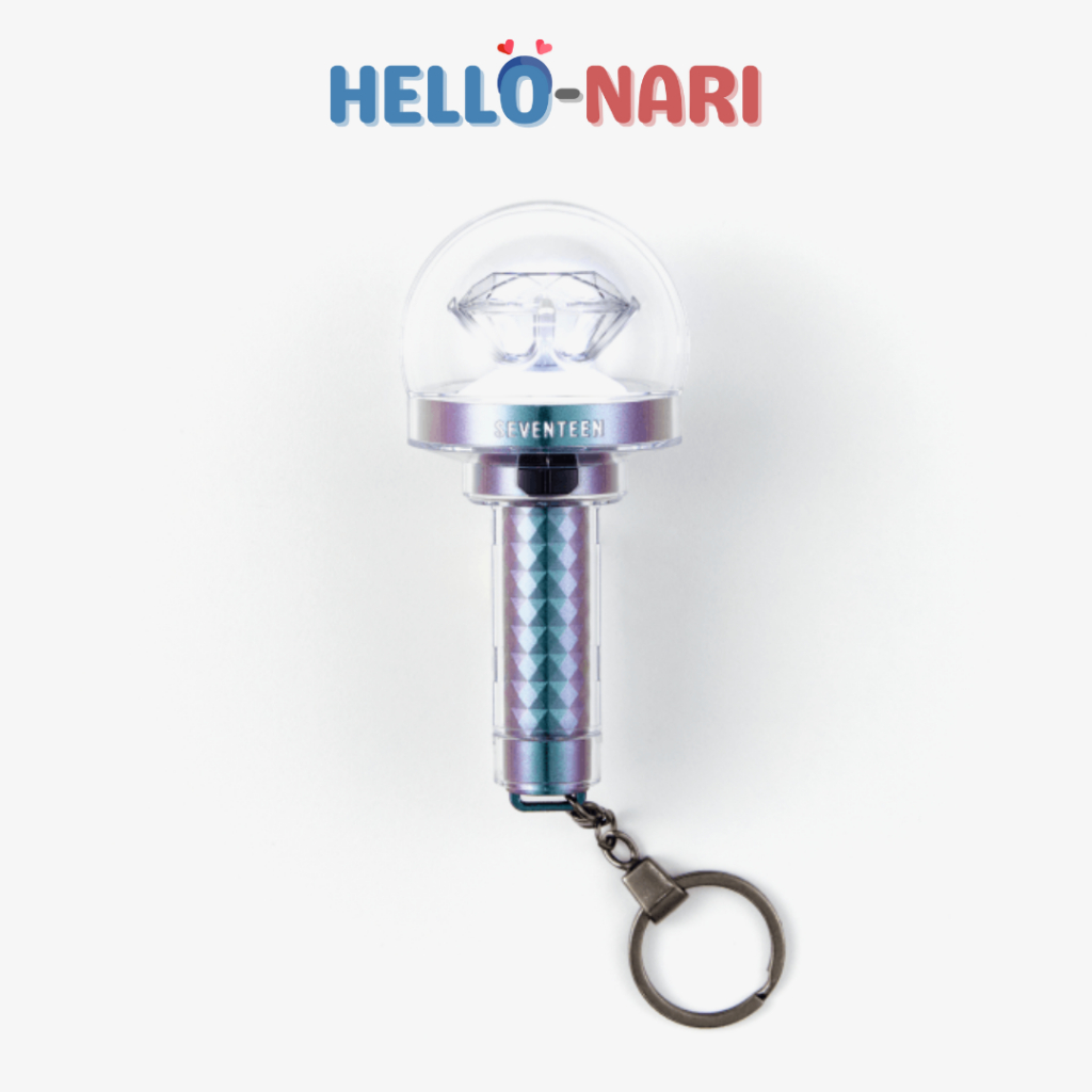 SEVENTEEN Official Light Stick Carat Bong Version 3 Keyring | Shopee ...