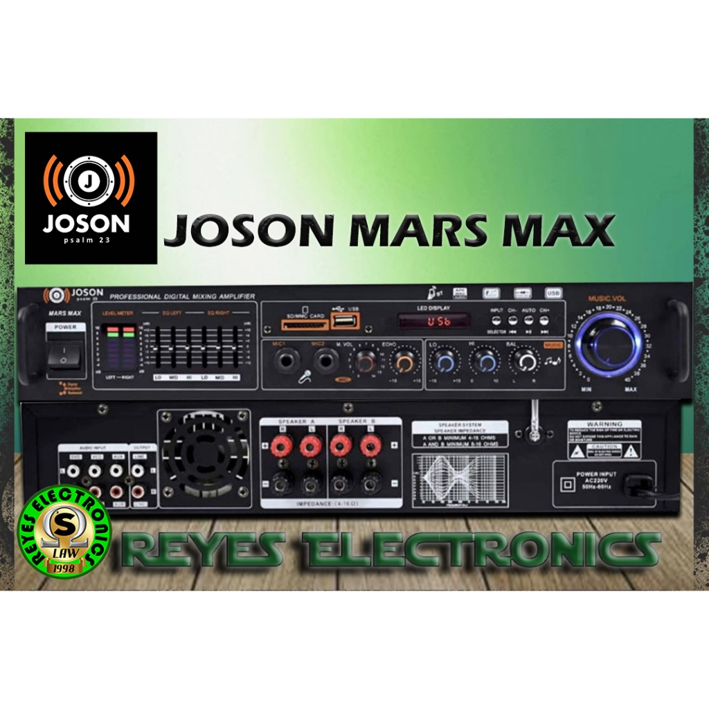Joson Mars Max Amplifier Original | Shopee Philippines