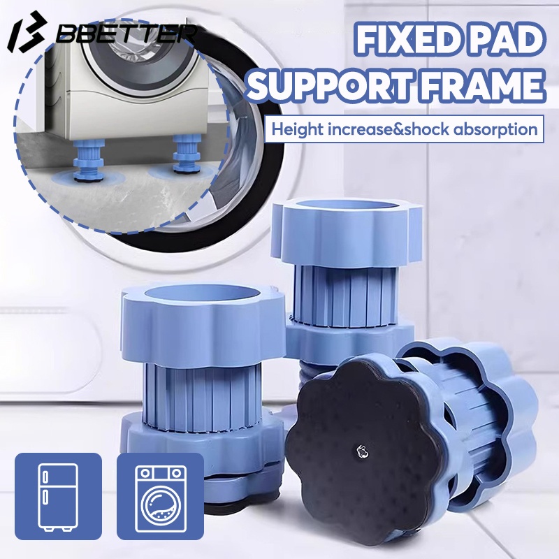 Homeware Washing Machine Foot Pads Universal Adjustable Height Noise ...