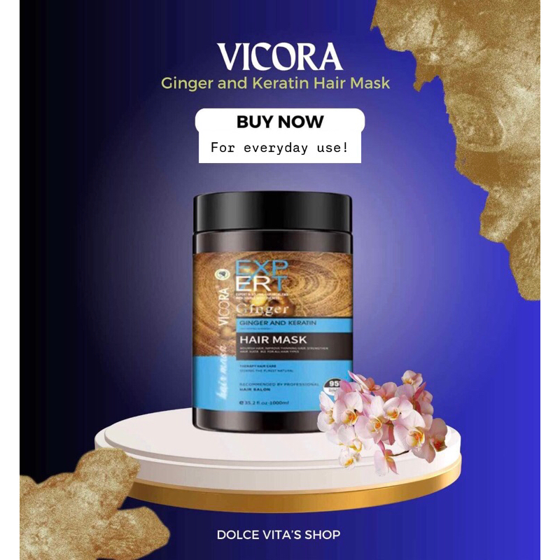 Vicora Keratin Hair Mask (Ginger) | Shopee Philippines