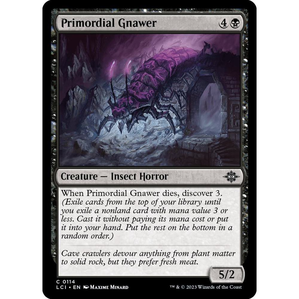 Magic the Gathering - Primordial Gnawer - MTG Black - LCI - NM - (_RAS ...