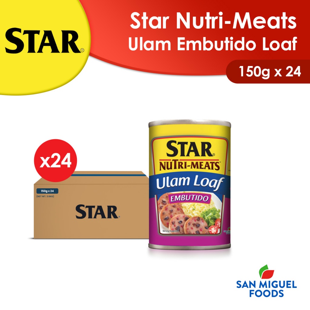 Star Nutri-Meats Ulam Embutido Loaf (150g) Box of 24 | Shopee Philippines