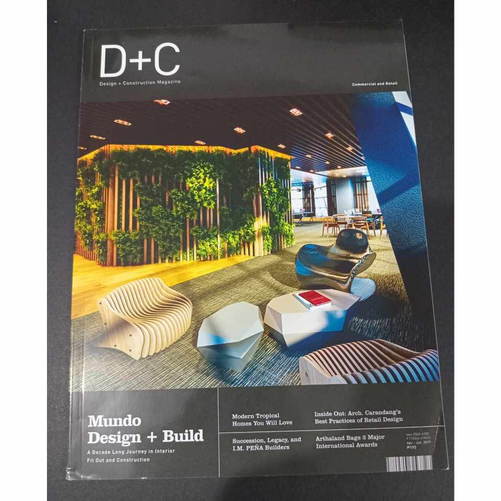 Coffee Table Magazines: D+C Design + Construction Mundo Design back ...
