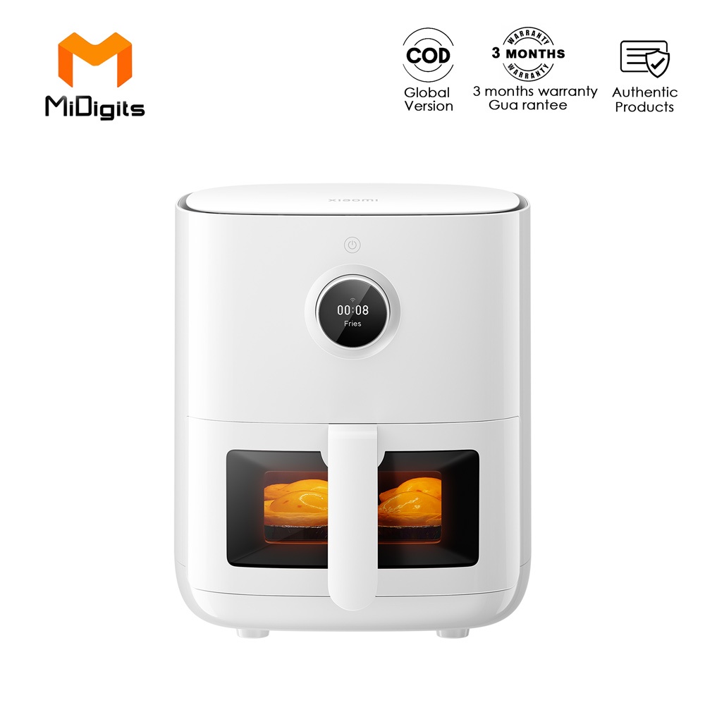 Xiaomi Smart Air Fryer Pro 4L Visible Oil-Free Air Fryer English Version Large Capacity ...