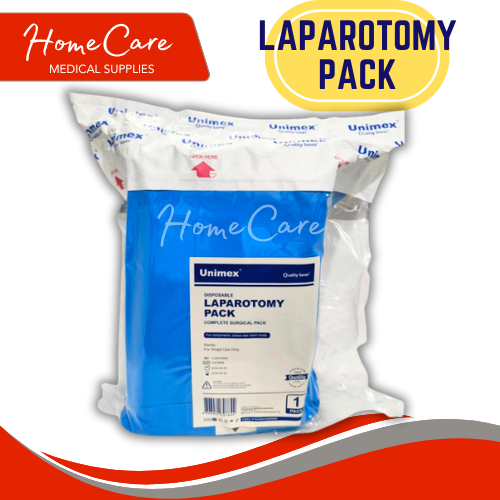 Laparotomy Pack ( 1 Set) RANDOM BRAND) | Laparatomy Pack | Shopee ...
