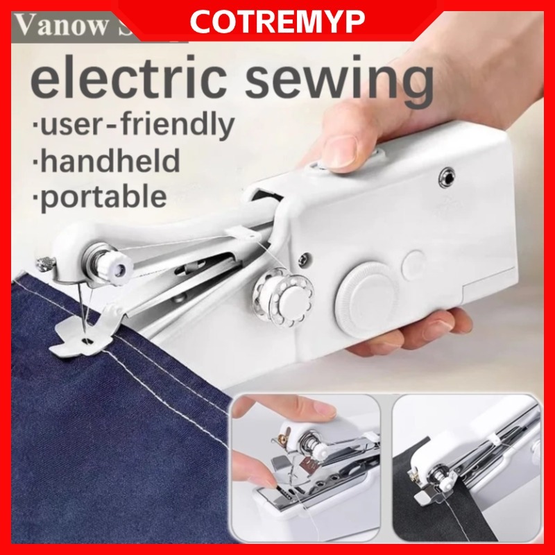 Mini Sewing Machine Handheld Portable Electric Sewing Machine | Shopee ...