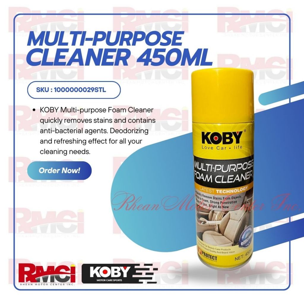 Koby Multi-Purpose Foam Cleaner 450ML 1000000029STL | Shopee Philippines