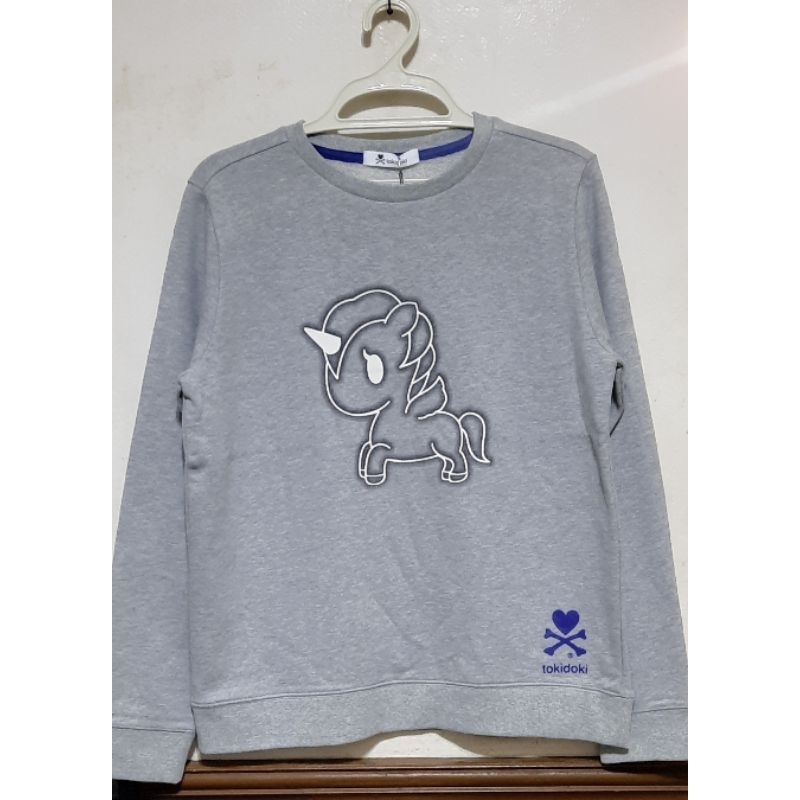 Tokidoki Sweatshirt (gray) | Shopee Philippines