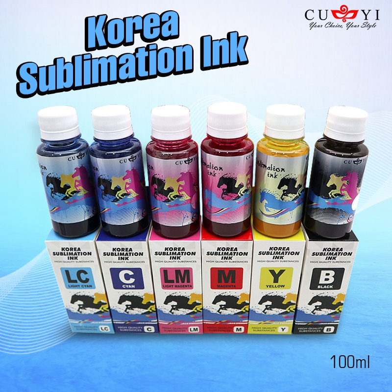 [100ml] CUYI 100ml Korea Sublimation Ink For Modified Printer Paper ...