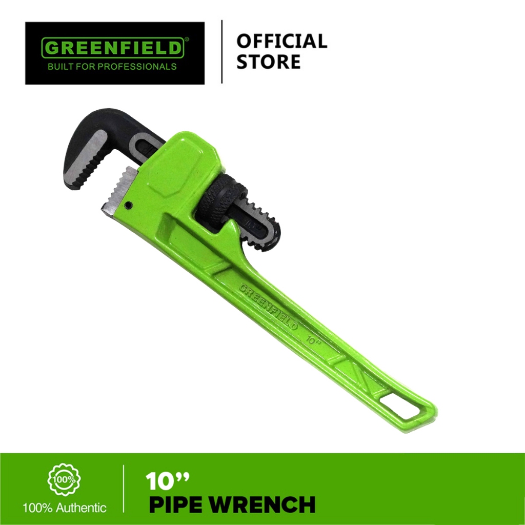 Greenfield Pipe Wrench 10" - Hand Tools | Shopee Philippines