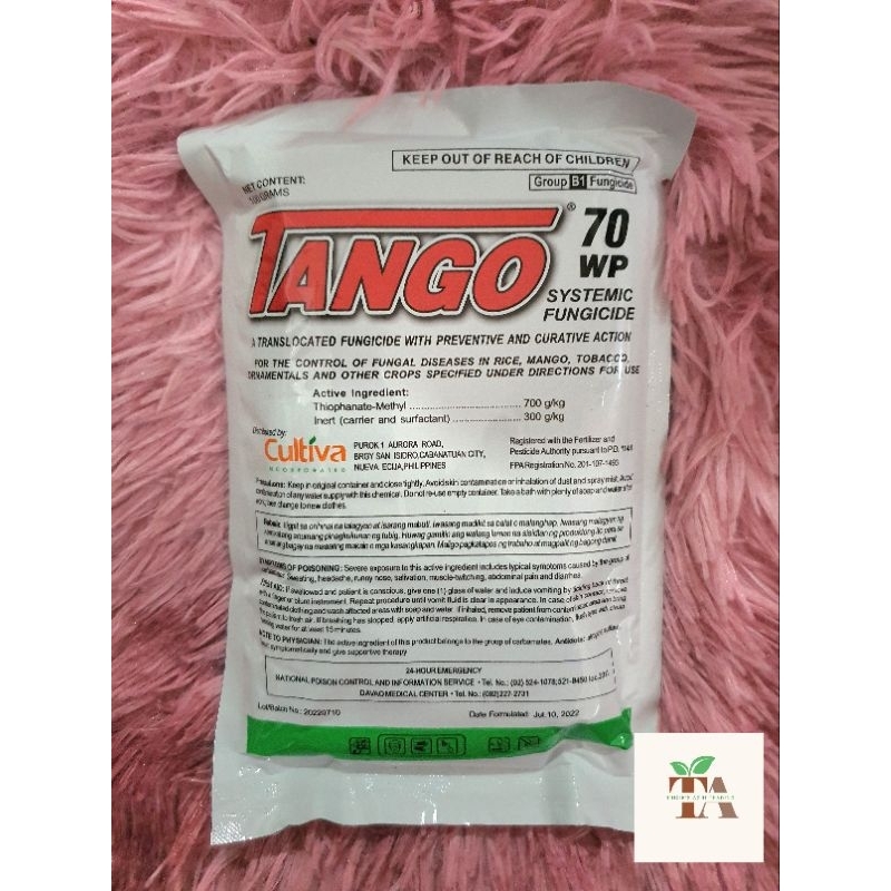Tango 70 WP Fungicide~ Thiophanate Metyl 1 sachet (100grams) | Shopee ...