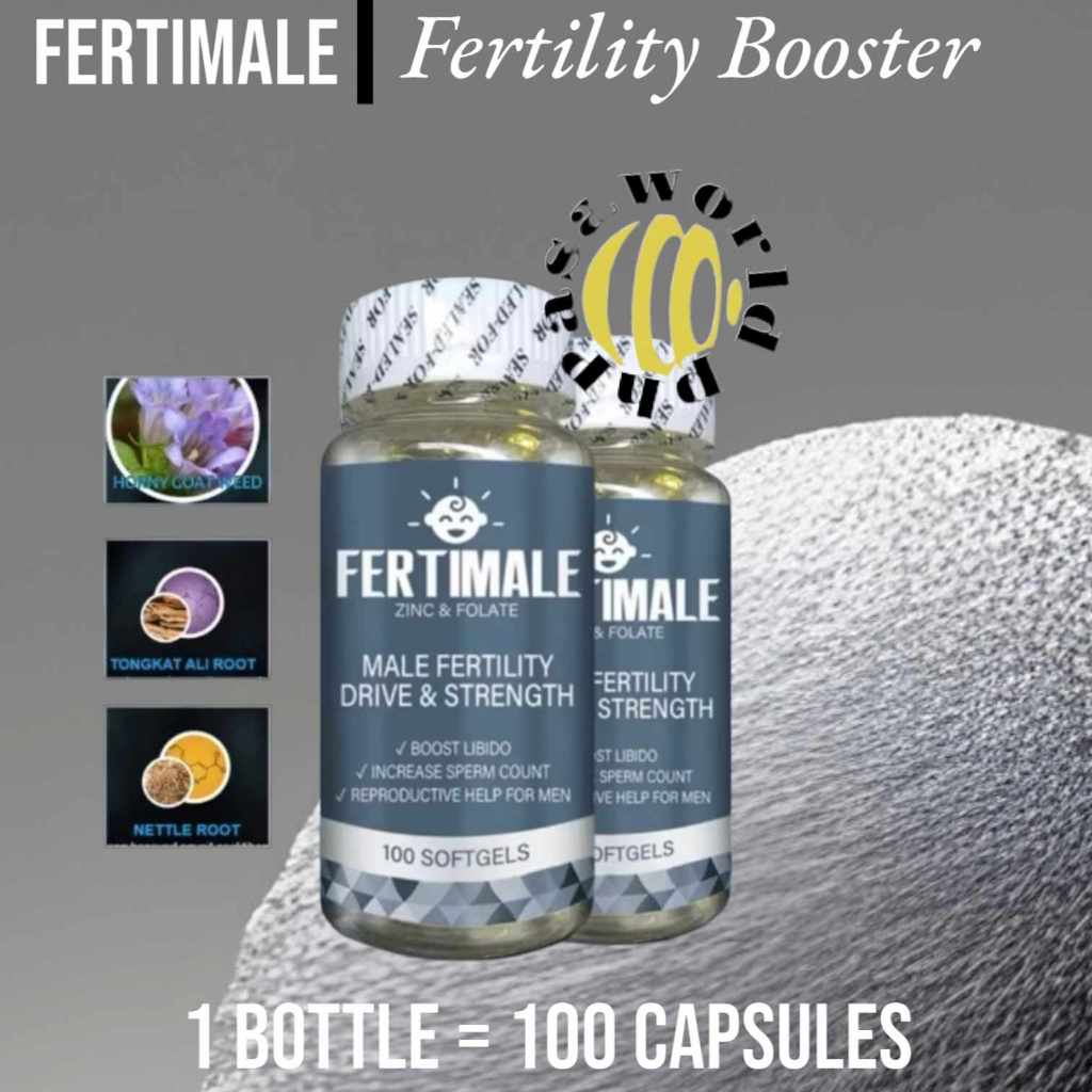 Fertimale - Fertility Booster - Made from Goat Weed and Tongkat Ali ...