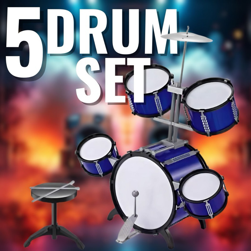 5 Drum Set Toys Musical Toys For Children Drums Boys Girls Gift toys ...