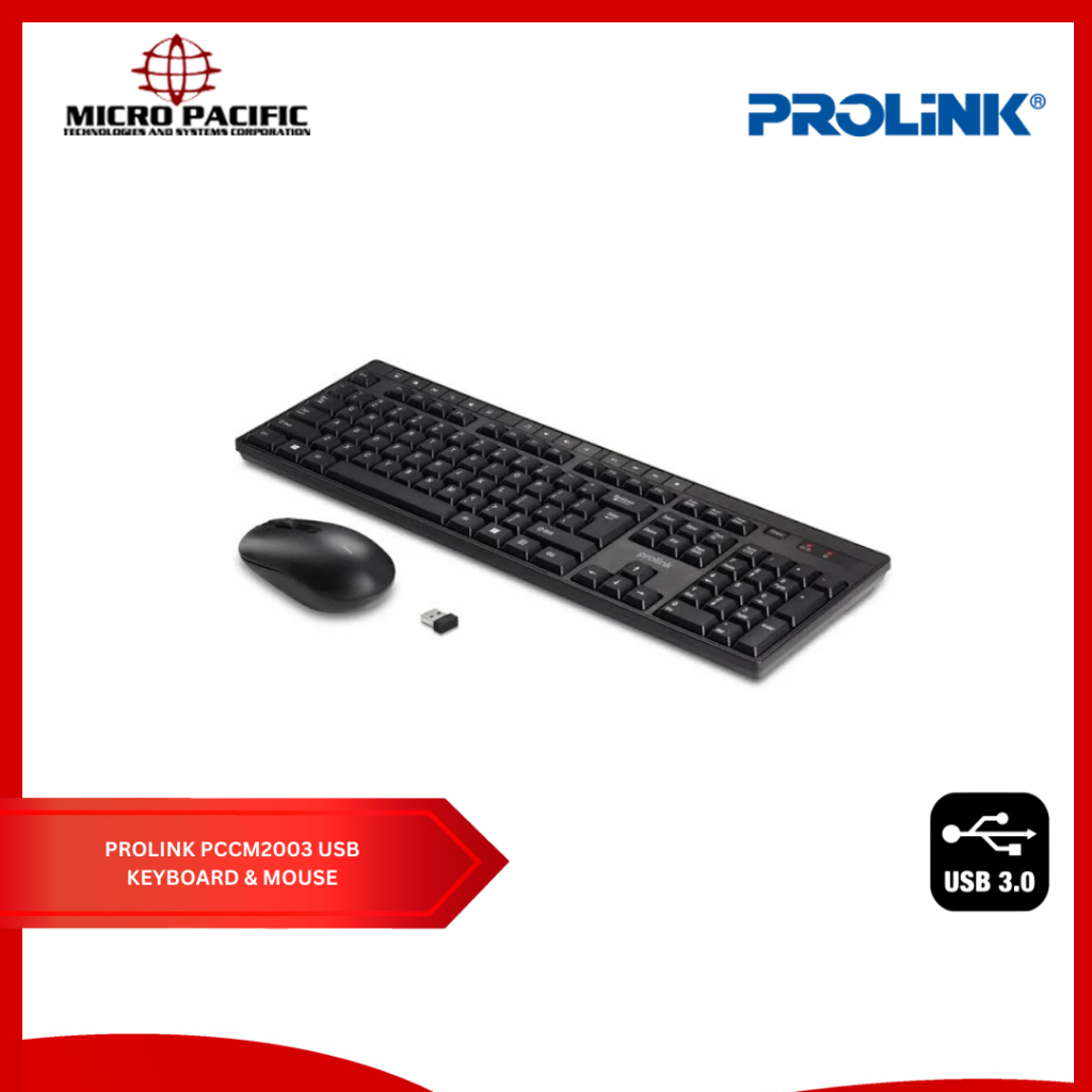 PROLINK PCCM2003 USB KEYBOARD & MOUSE | Shopee Philippines