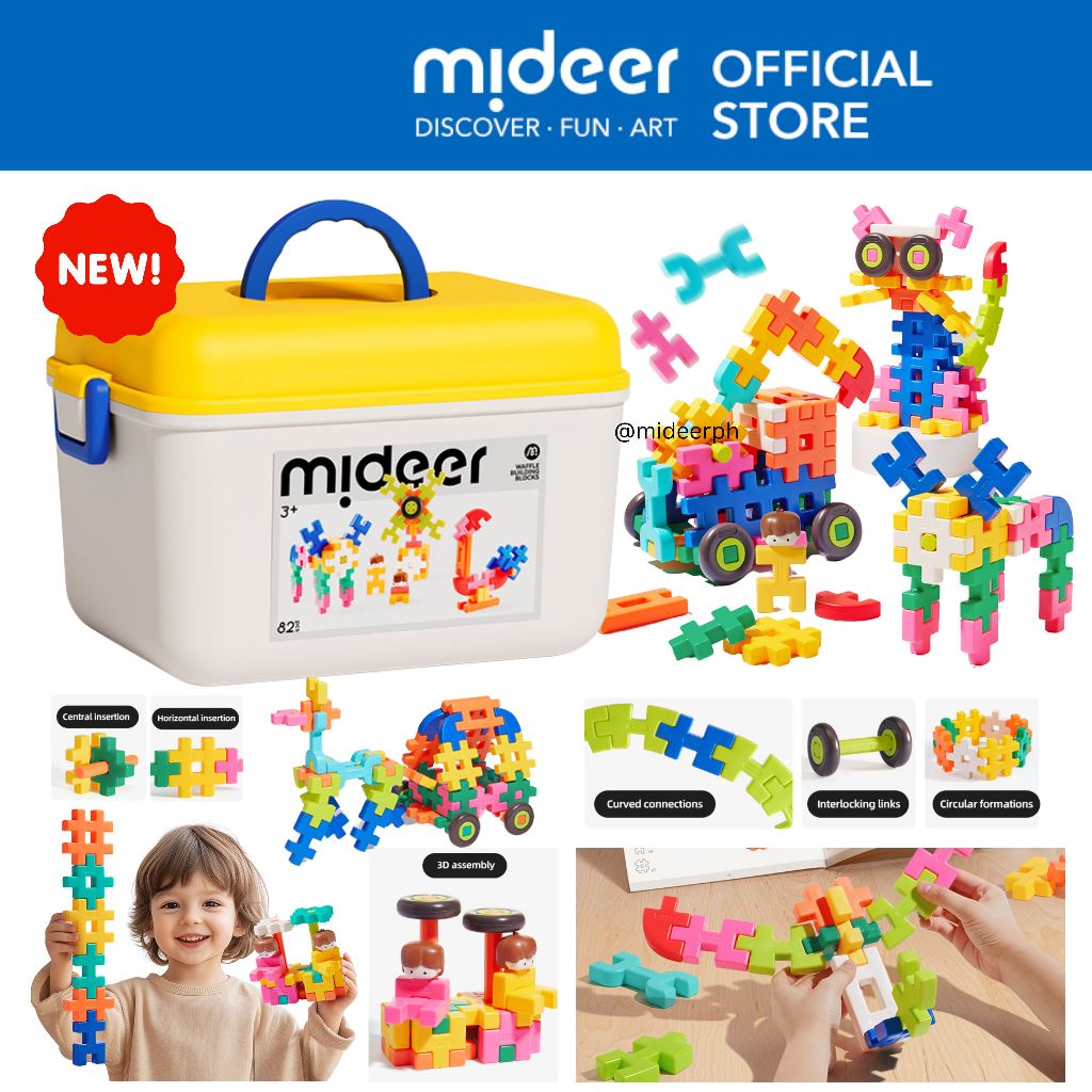 Mideer Waffle Building Blocks by Mideer | Shopee Philippines