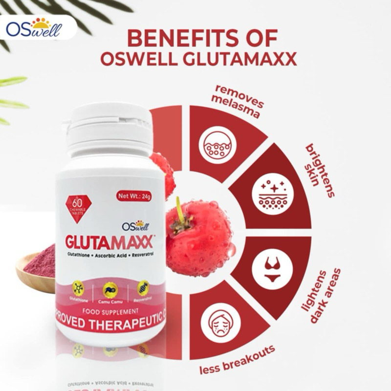 Oswell Glutamaxx 60 tablets | Shopee Philippines