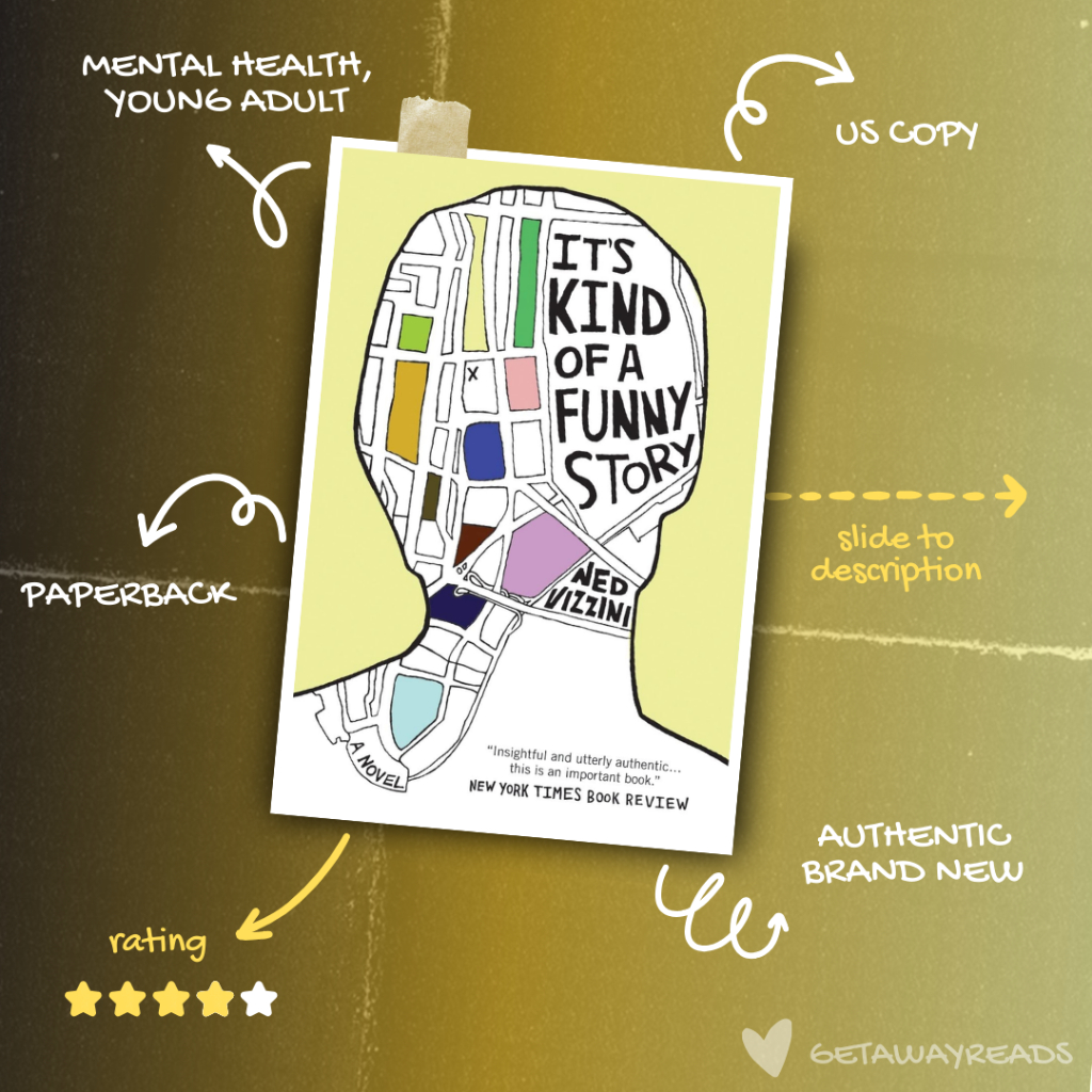 It's Kind of a Funny Story by Ned Vizzini (Paperback) | Shopee Philippines