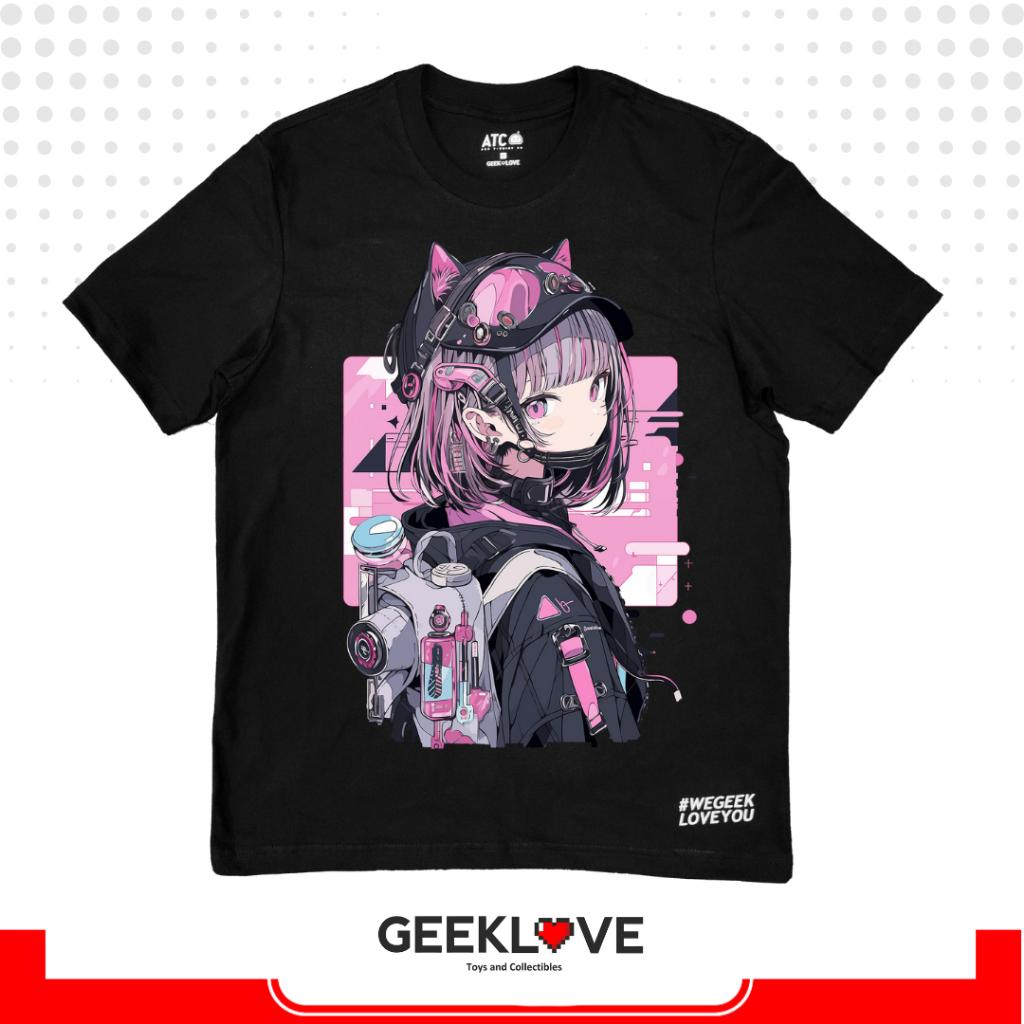 Anime Shirt - Neko Gyaru Premium Graphic Tee AngTShirtCo | Shopee ...
