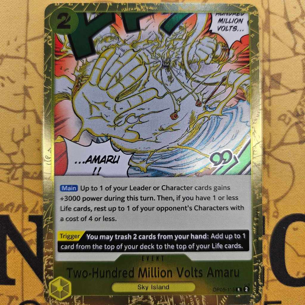 One Piece TCG [ENGLISH] OP05-115 R Two-Hundred Million Volts Amaru ...